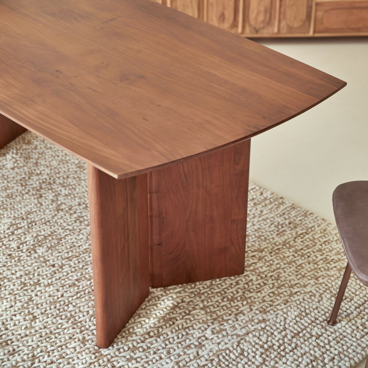 Solid acacia 6–8-seater table - Dining room / Table - Tikamoon