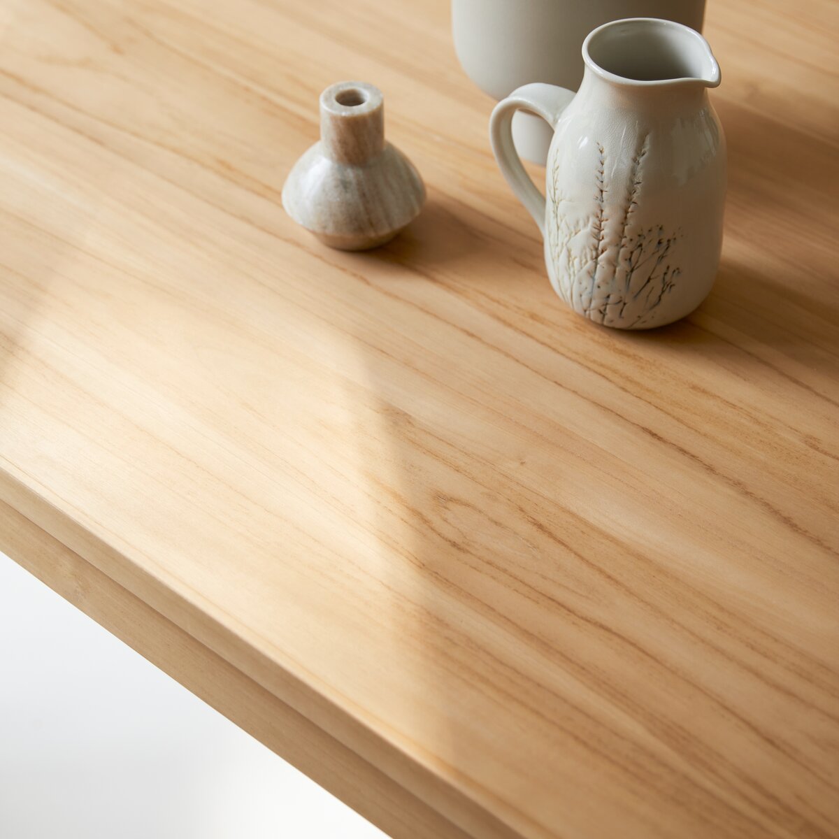 Teck table - Coffee Tek dining table 180x90 at Tikamoon