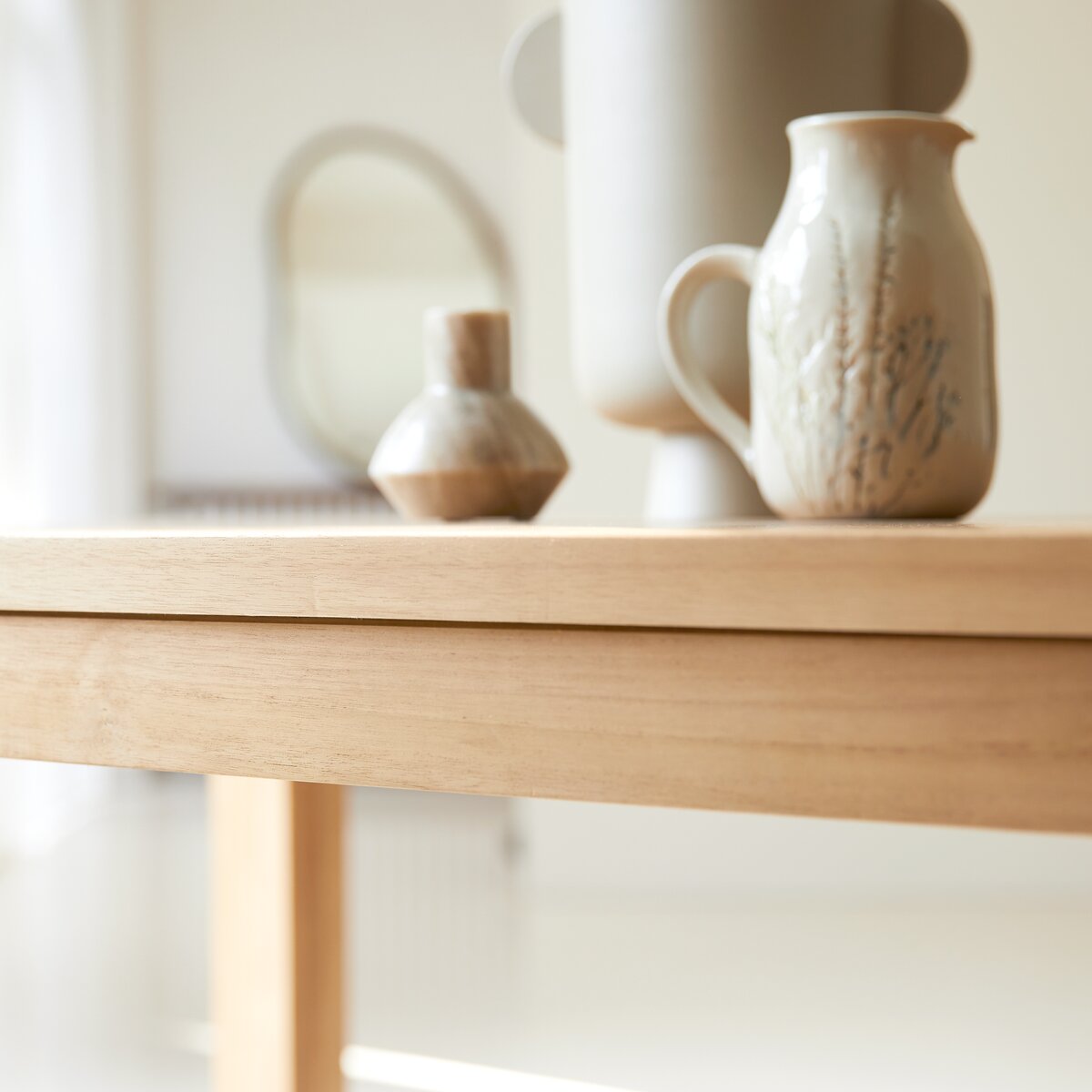 Teck table - Coffee Tek dining table 180x90 at Tikamoon