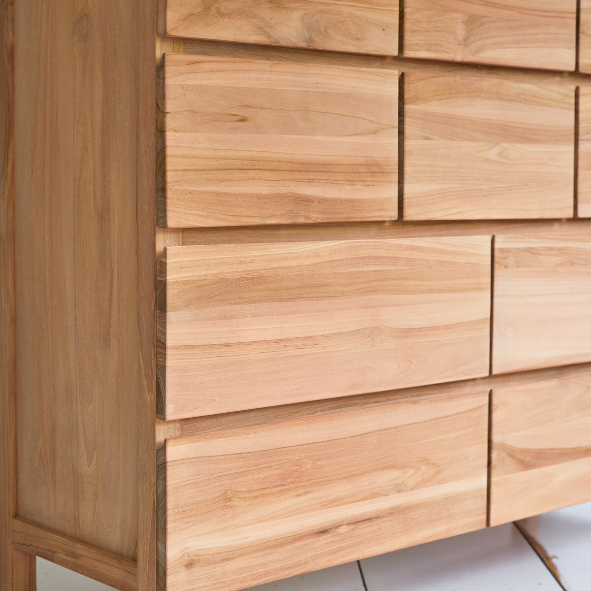 Buy teak chests of drawers - Milano 10 drawer cupboards sale - Tikamoon